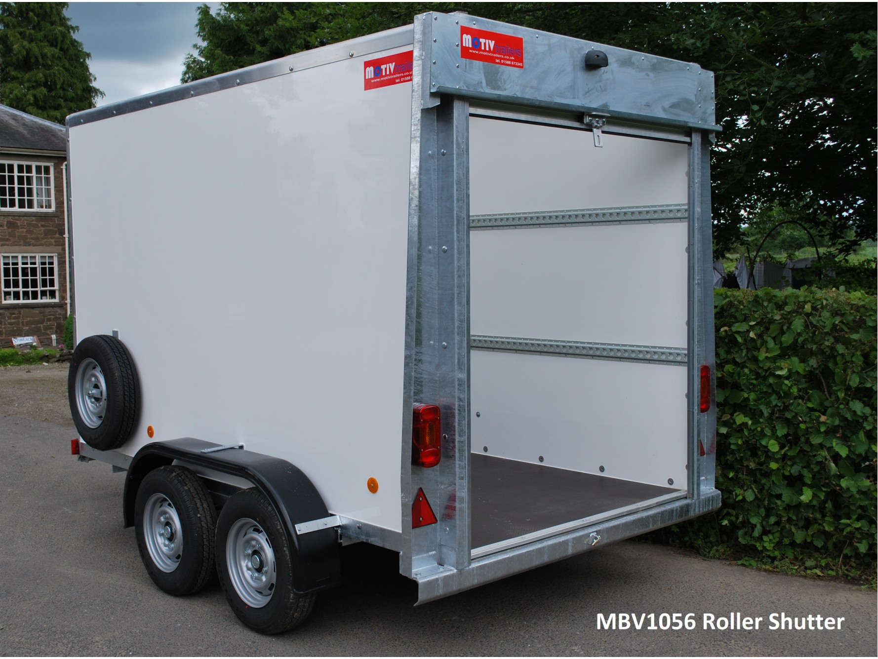 Motiv Trailers | Box Van Double Twin Axle Trailer