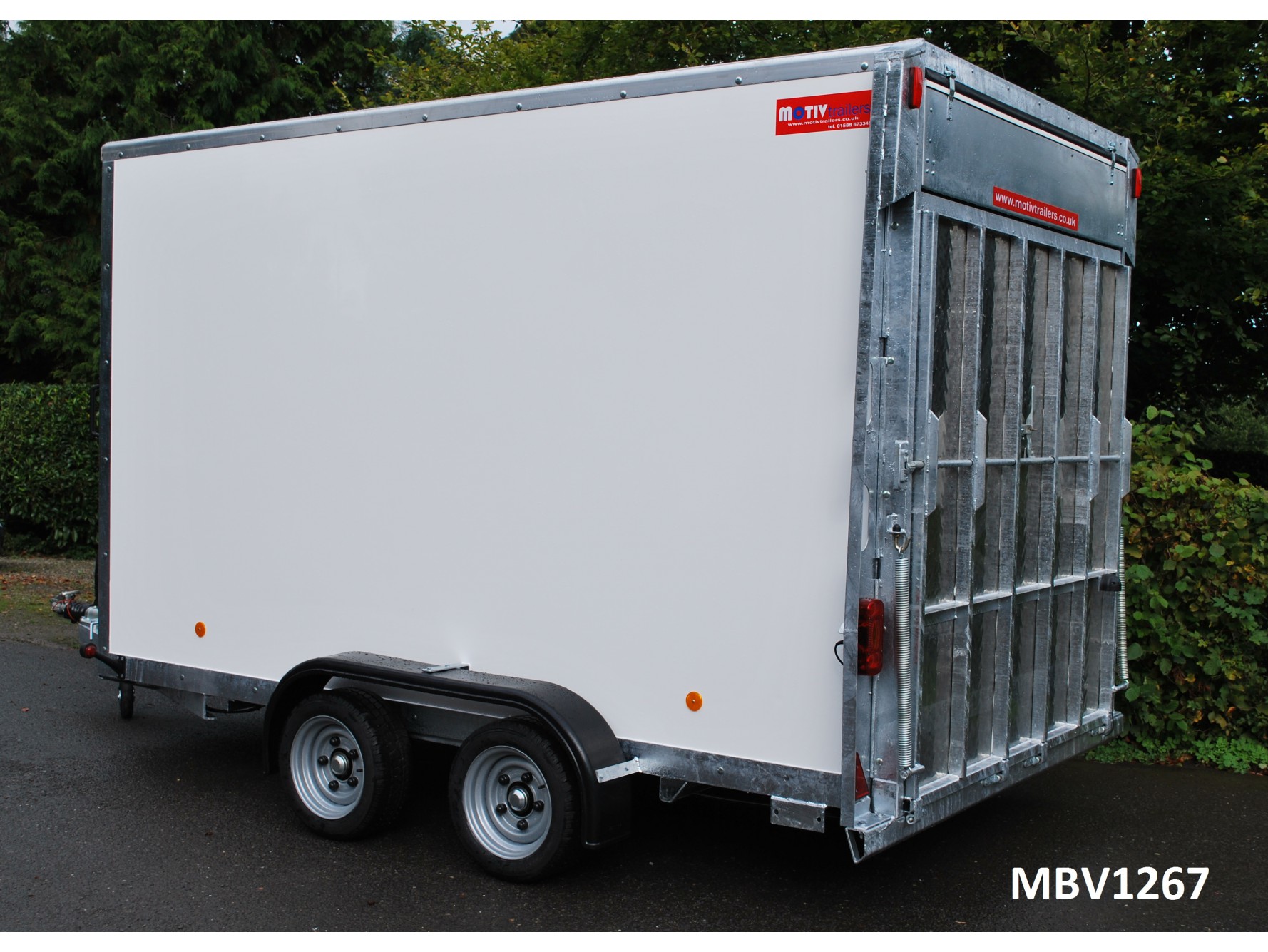 Motiv Trailers | Box Van Double Twin Axle Trailer