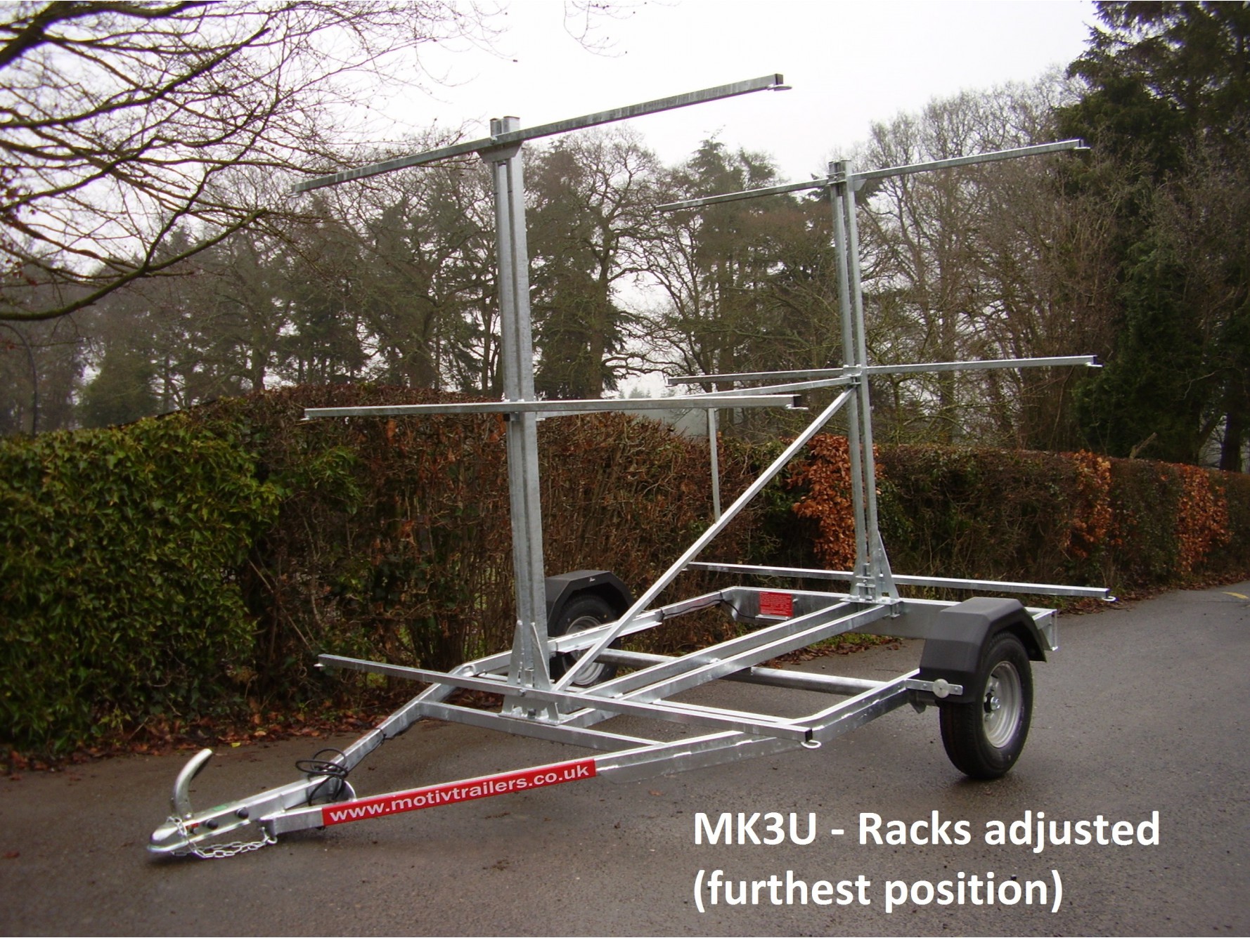 Motiv Trailers | 3 Spar Kayak Specific Trailer