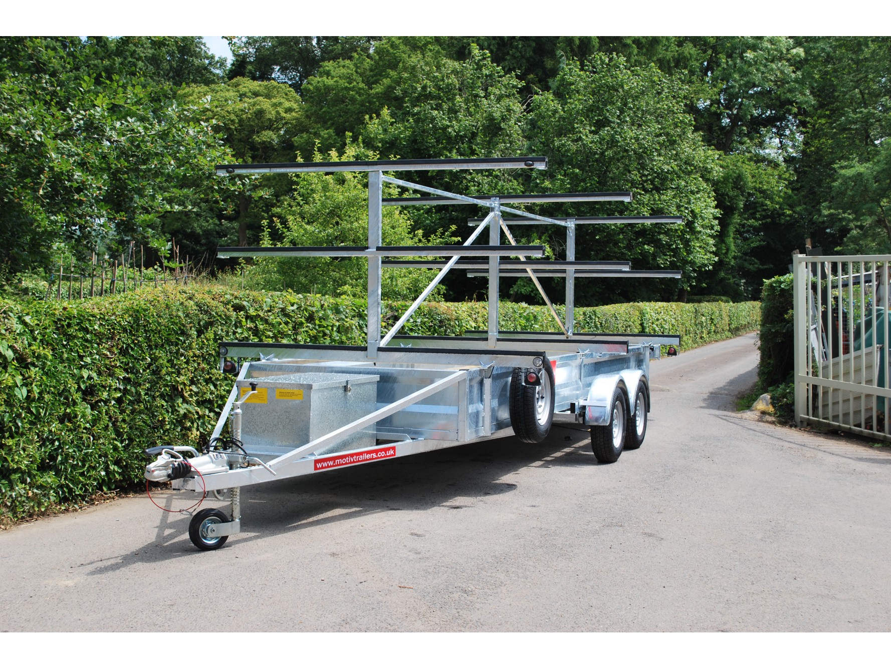 Motiv Trailers | TC 2000 3x12 Centre Post Rowing Boat Trailer
