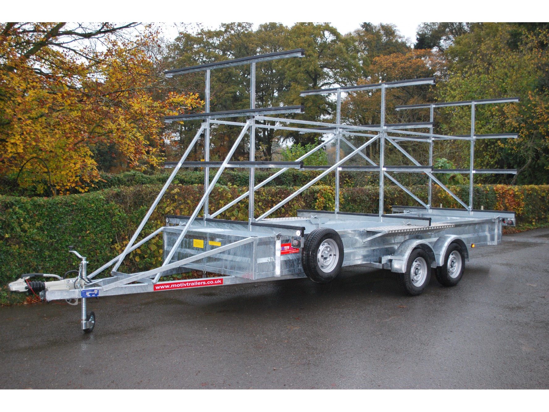 Motiv Trailers | TC 2000 HDG 3x12 Rowing Boat Trailer