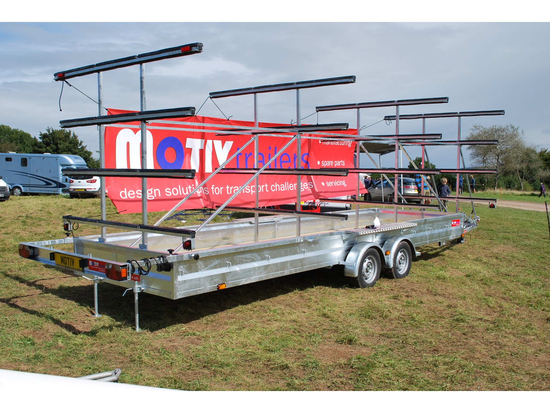 Motiv Trailers | TC 2500 HDG 4x12 Rowing Boat Trailer