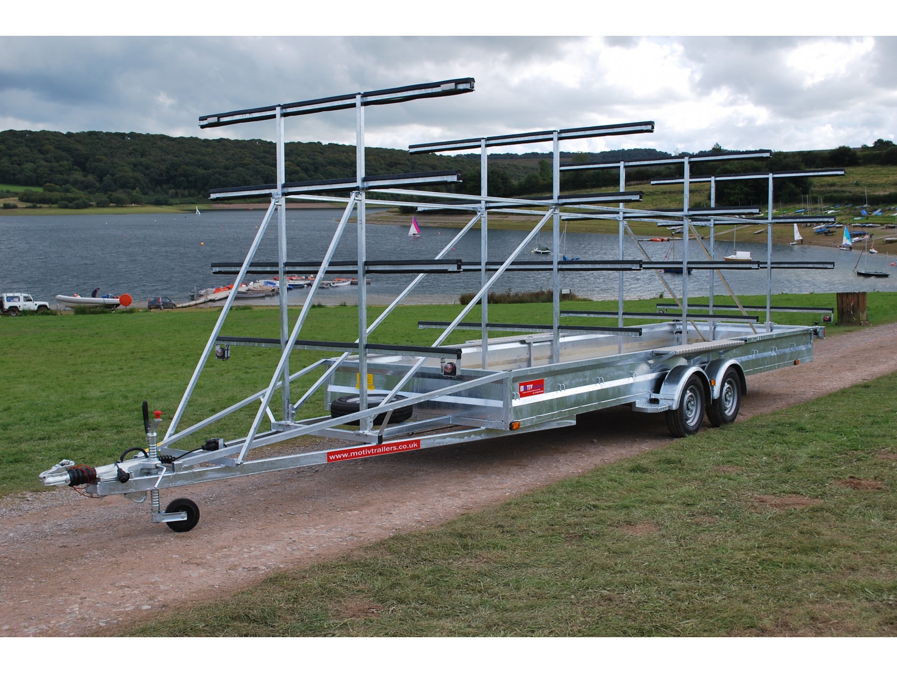 Motiv Trailers | TC 2500 HDG 4x12 Rowing Boat Trailer