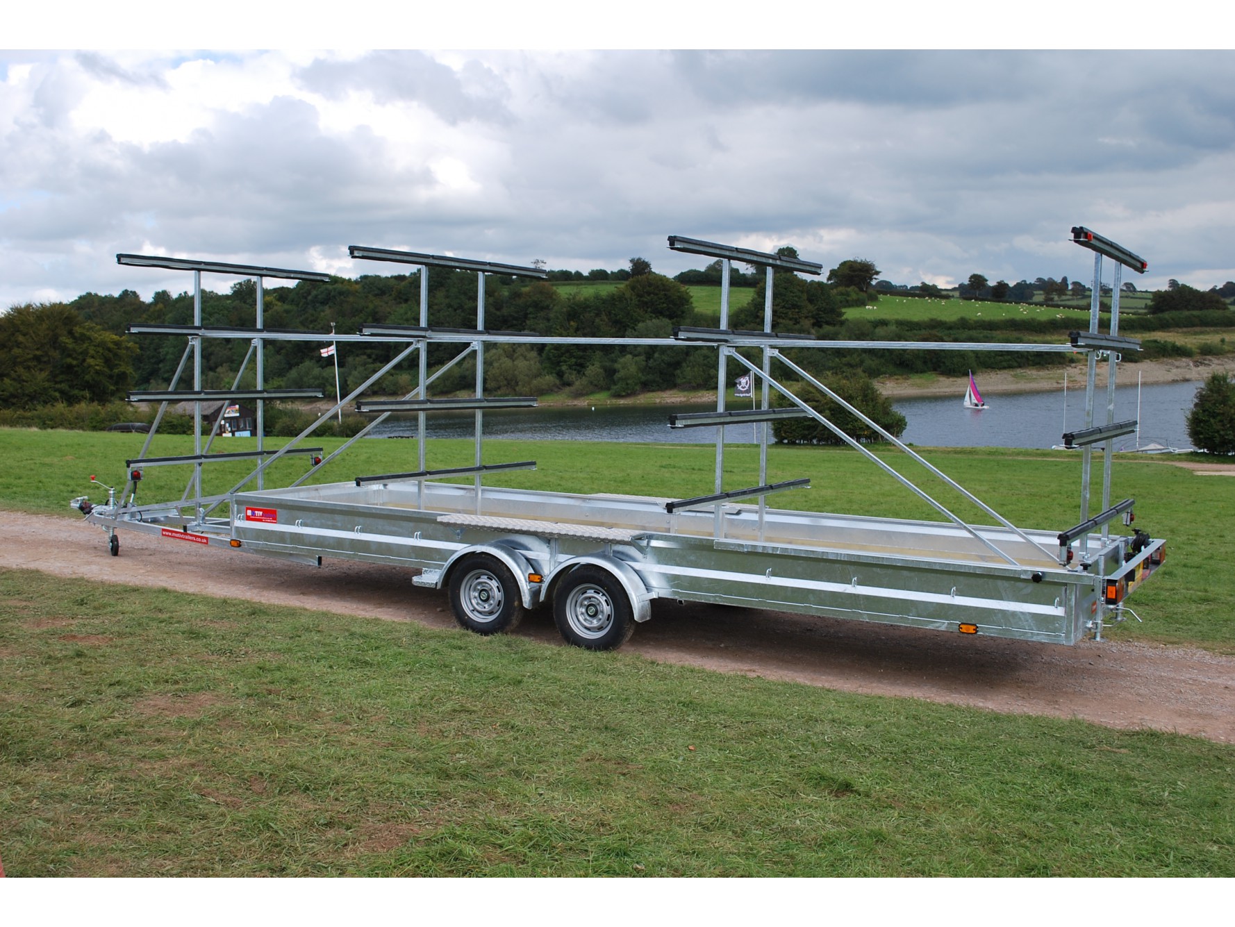 Motiv Trailers | TC 2500 HDG 4x12 Rowing Boat Trailer