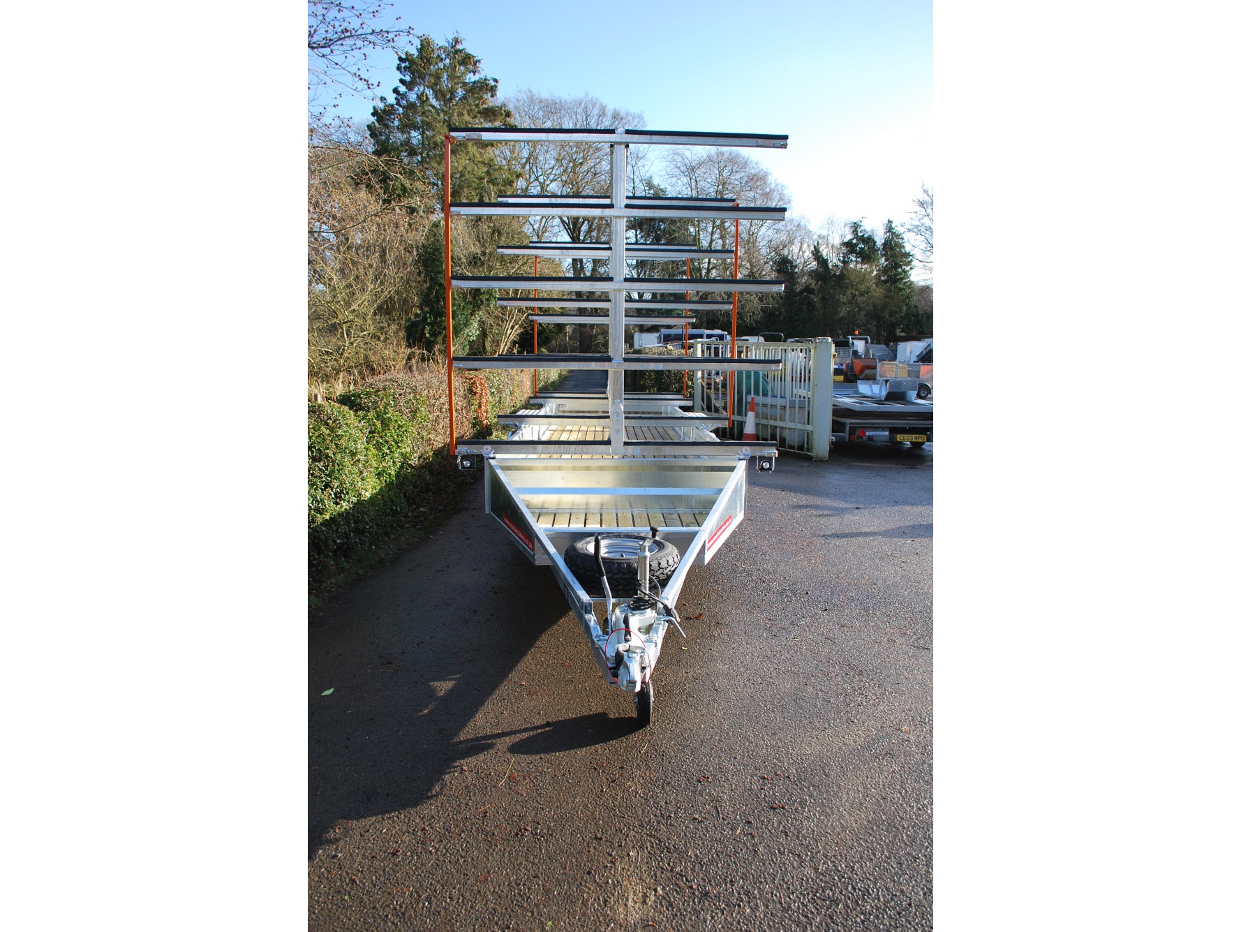 Motiv Trailers |MT1665 RB 4x20 Centre Post Rowing Boat Trailer