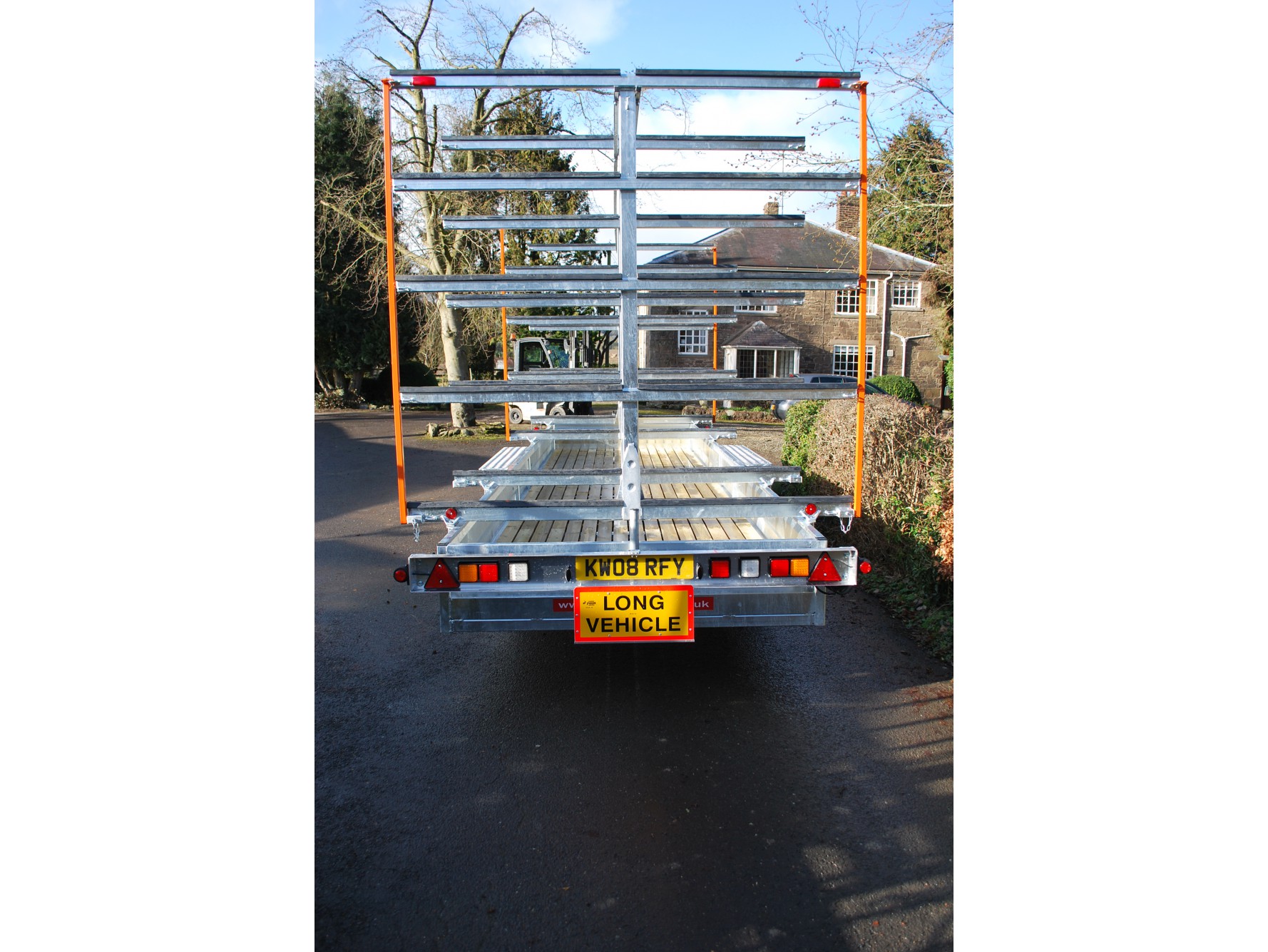Motiv Trailers |MT1665 RB 4x20 Centre Post Rowing Boat Trailer